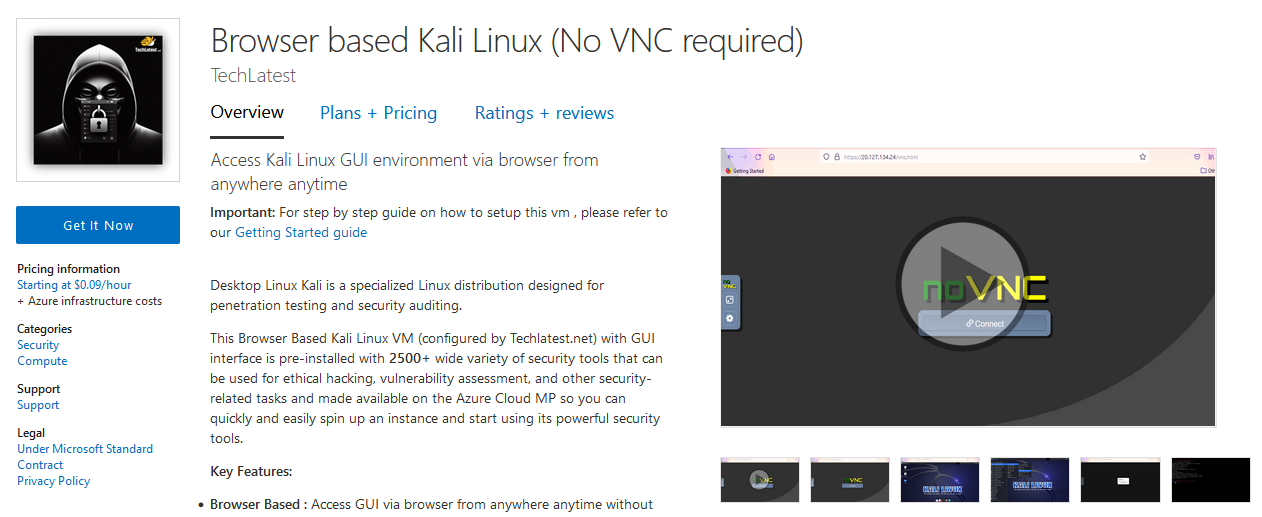 Techlatest.net - Install Browser Based Kali Linux on Azure Cloud